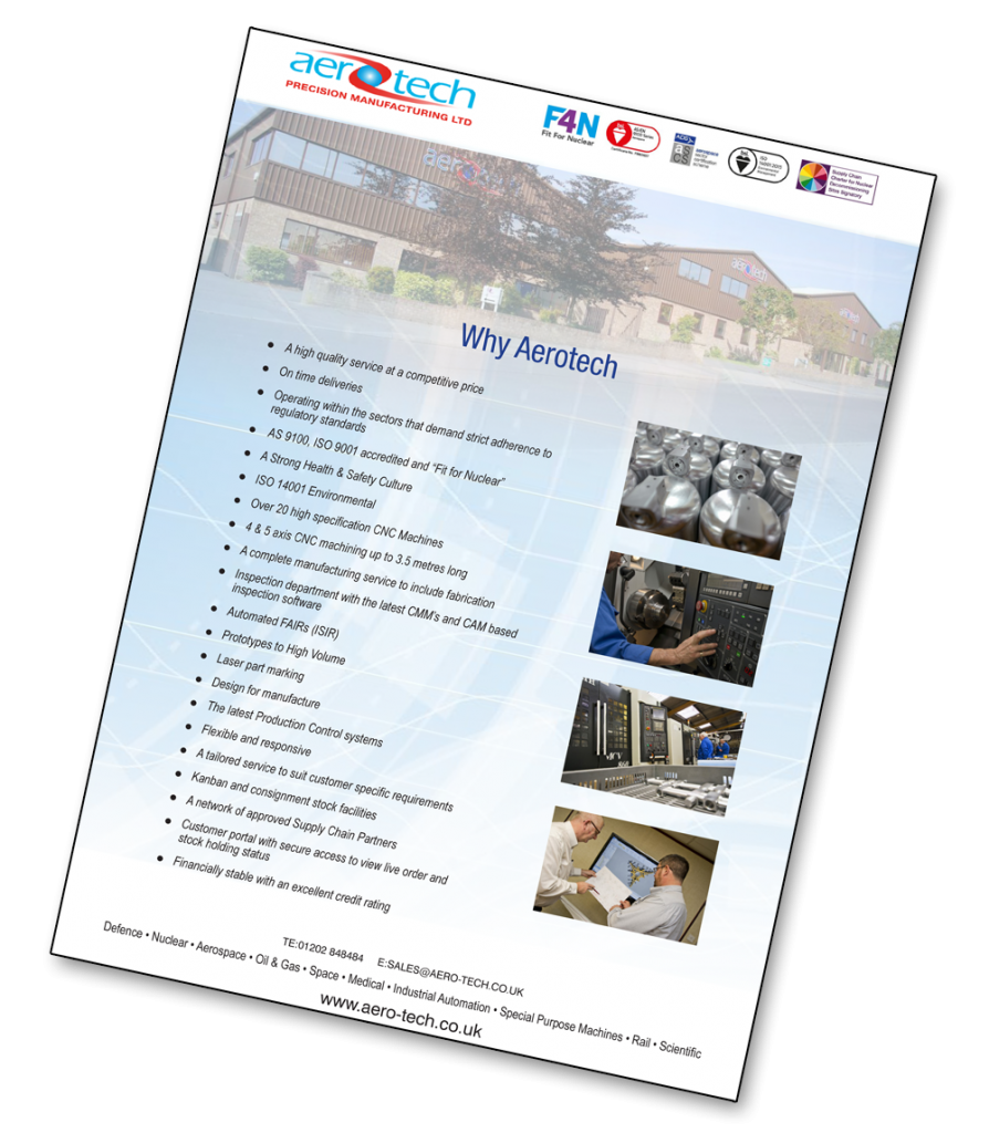 Why Aerotech - Aerotech Precision Manufacturing Ltd